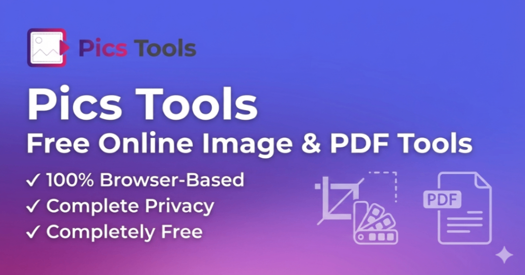 Pics Tools - Free Online Image & PDF Converter Tools